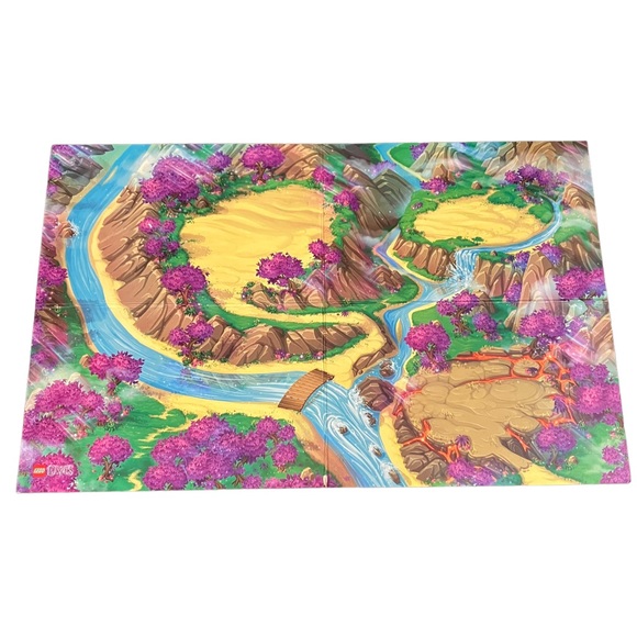 Lego | Toys | Lego Elves Double Sided Playmat Beach Scene Elf Bridge ...